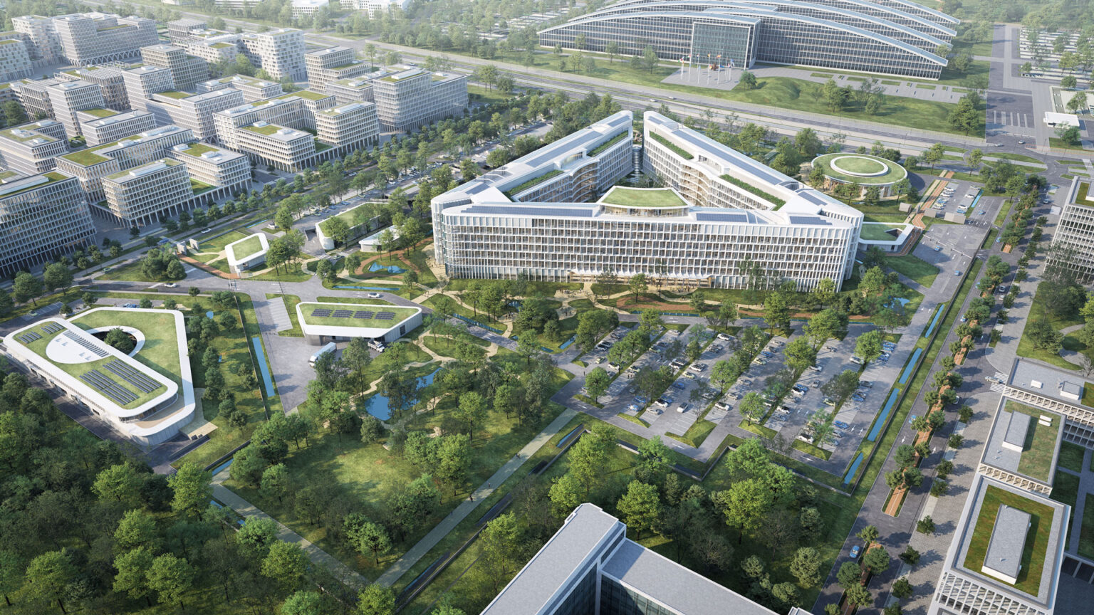 Defense builds the future: groundbreaking of the new HQ
